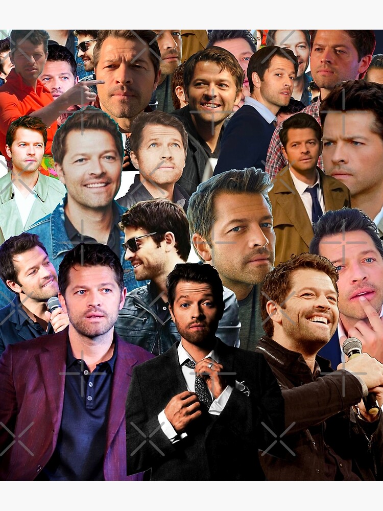"Misha Collins Photo Collage" Poster for Sale by Jess-16 | Redbubble