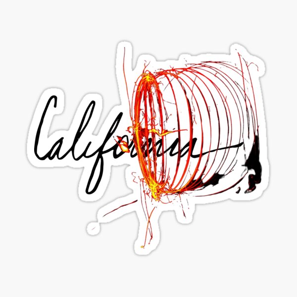 "California Fires 2020" Sticker for Sale by CandidSpace | Redbubble
