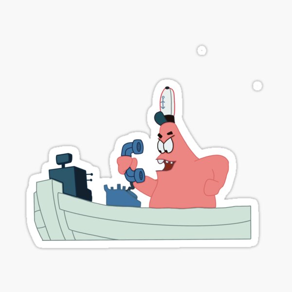 "NO this is PATRICK" Sticker for Sale by TaylorG1025 | Redbubble