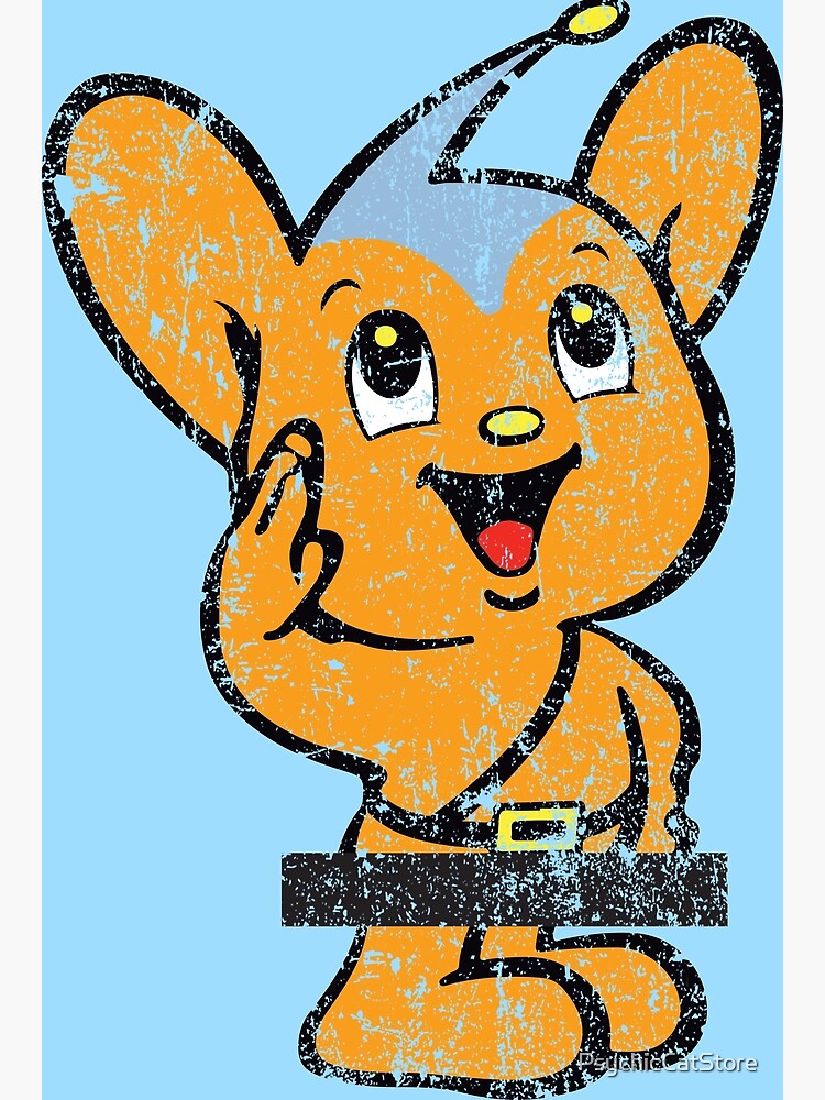 "Pipo-Kun - Tokyo Police Mascot - Censored - Distressed" Art Print by ...