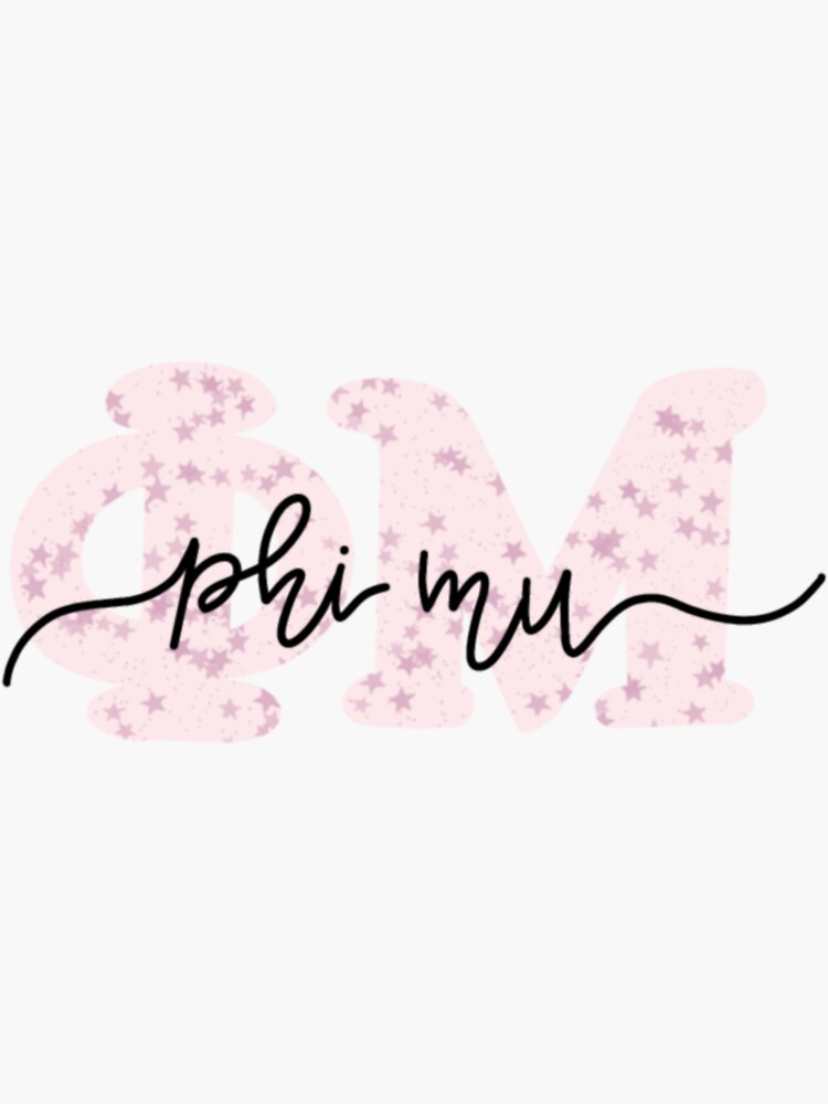 "Phi Mu logo" Sticker for Sale by maddisun8 | Redbubble