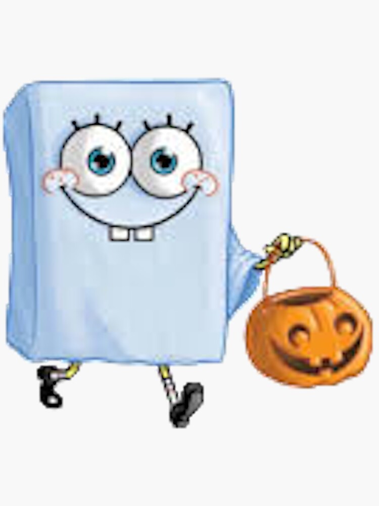 "Spongebob Ghost" Sticker for Sale by Katdaly124 | Redbubble