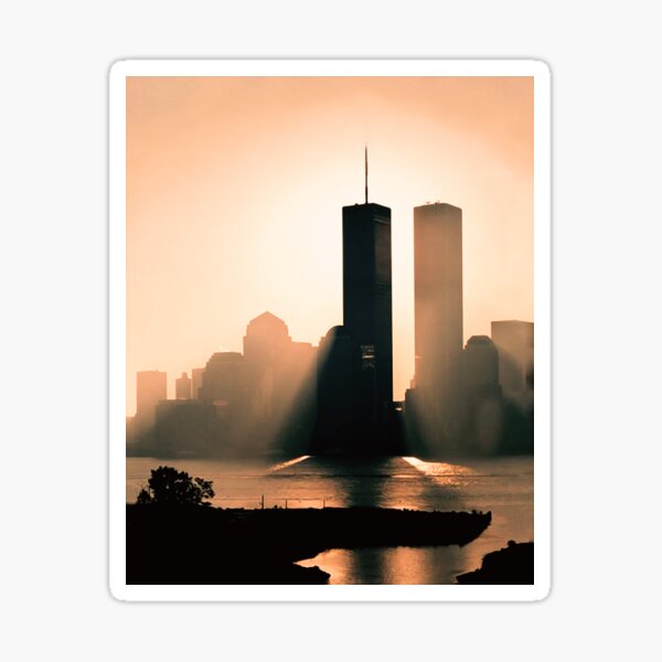 "The original World Trade Center " Sticker by michaelroman | Redbubble