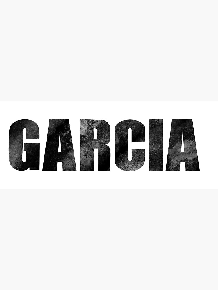 "Garcia" Sticker by thelastsiren | Redbubble