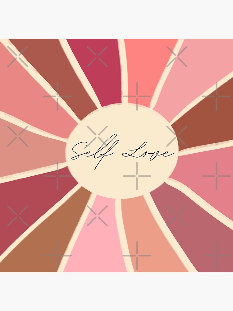 "Self Love Color Wheel - Pink" Poster by youcancomehere | Redbubble