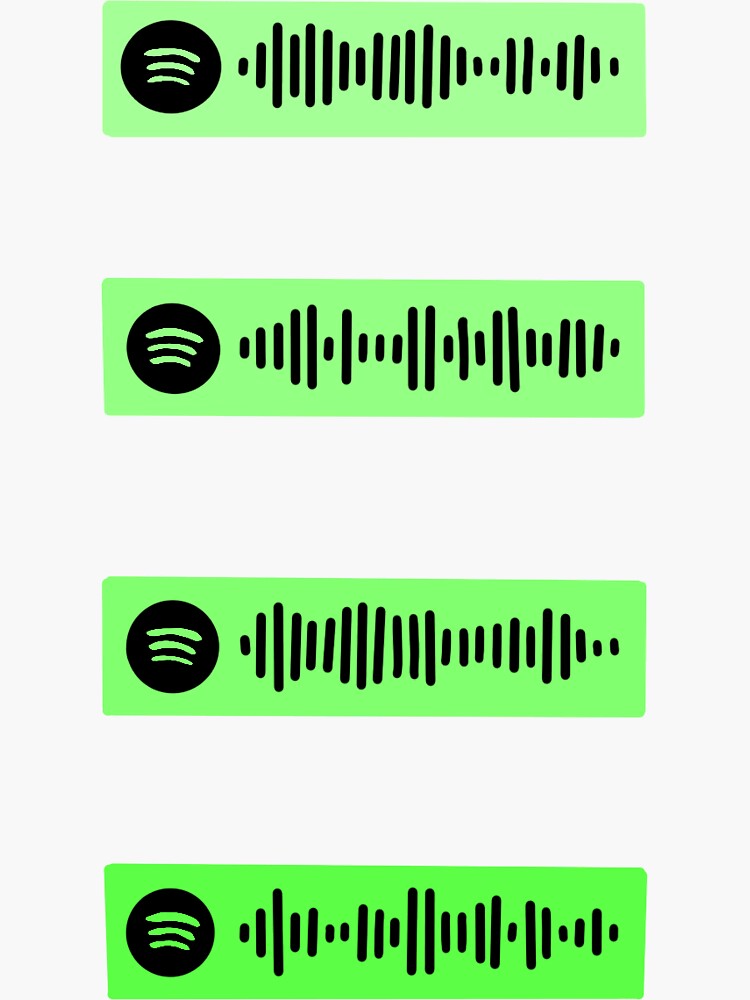 "Billie Eilish Spotify code sticker " Sticker by MSonogan | Redbubble