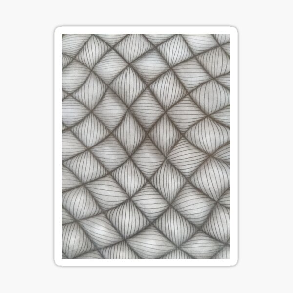 "Zentangle optical illusion pattern" Sticker for Sale by -Lily-Anne ...