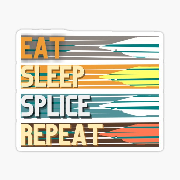 "Funny Vintage Eat Sleep Splice Repeat Fiber Optic Cable Splicer ...