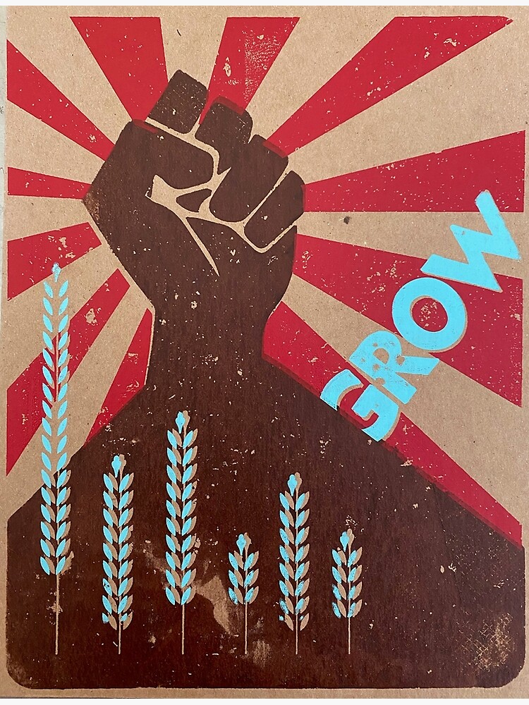 Farm Propaganda Collection: GROW Premium Matte Vertical Poster sold by ...