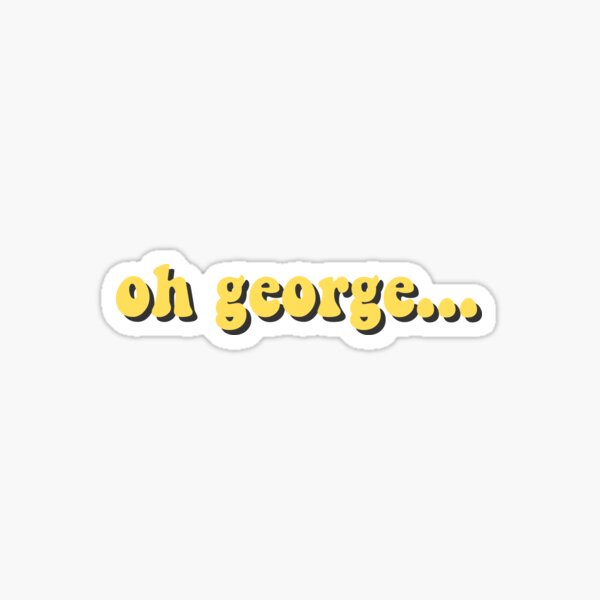 "Oh George Minecraft" Sticker for Sale by Lamebus | Redbubble