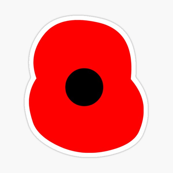 Remembrance Poppy Stickers | Redbubble