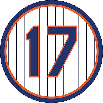 "Keith Hernandez #17 Jersey Number" Sticker for Sale by StickBall ...