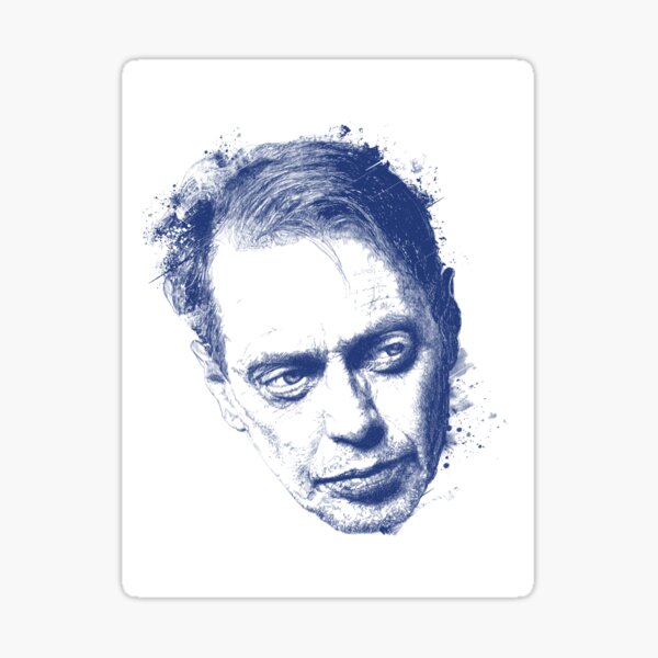 "Steve Buscemi Rocks" Sticker for Sale by chadlonius | Redbubble