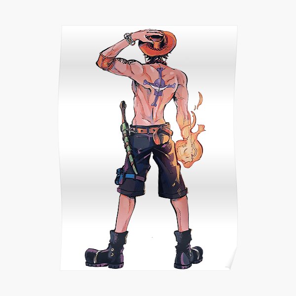 "Firefist Ace" Poster by KingKorn | Redbubble