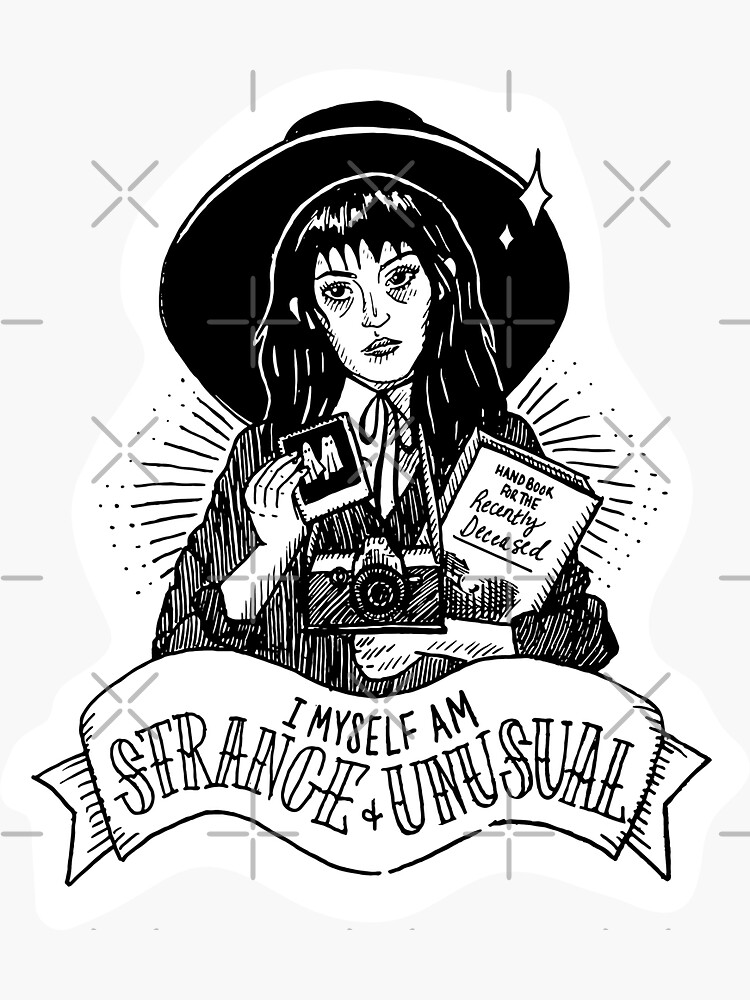 "Lydia Deetz" Sticker for Sale by msvillarreal47 | Redbubble