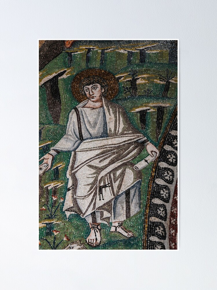 "Sheep nuzzles hand of Prophet Moses" Poster by TerenceKerr | Redbubble