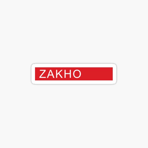 "Zakho City Name" Sticker by rhirori | Redbubble