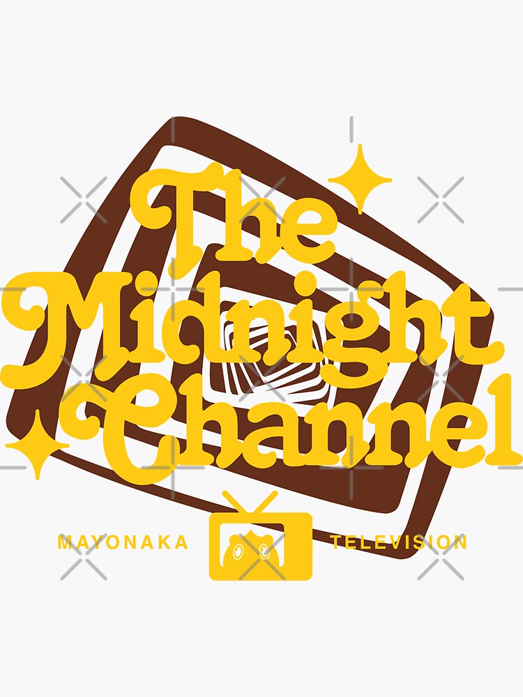 "Persona 4 - The Midnight Channel" Sticker by JayMart | Redbubble