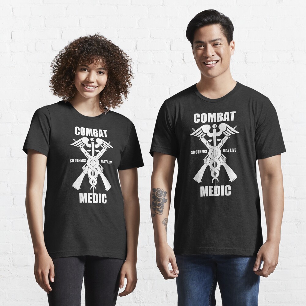 "Combat Medic" T-shirt for Sale by StrongVlad | Redbubble | army t ...