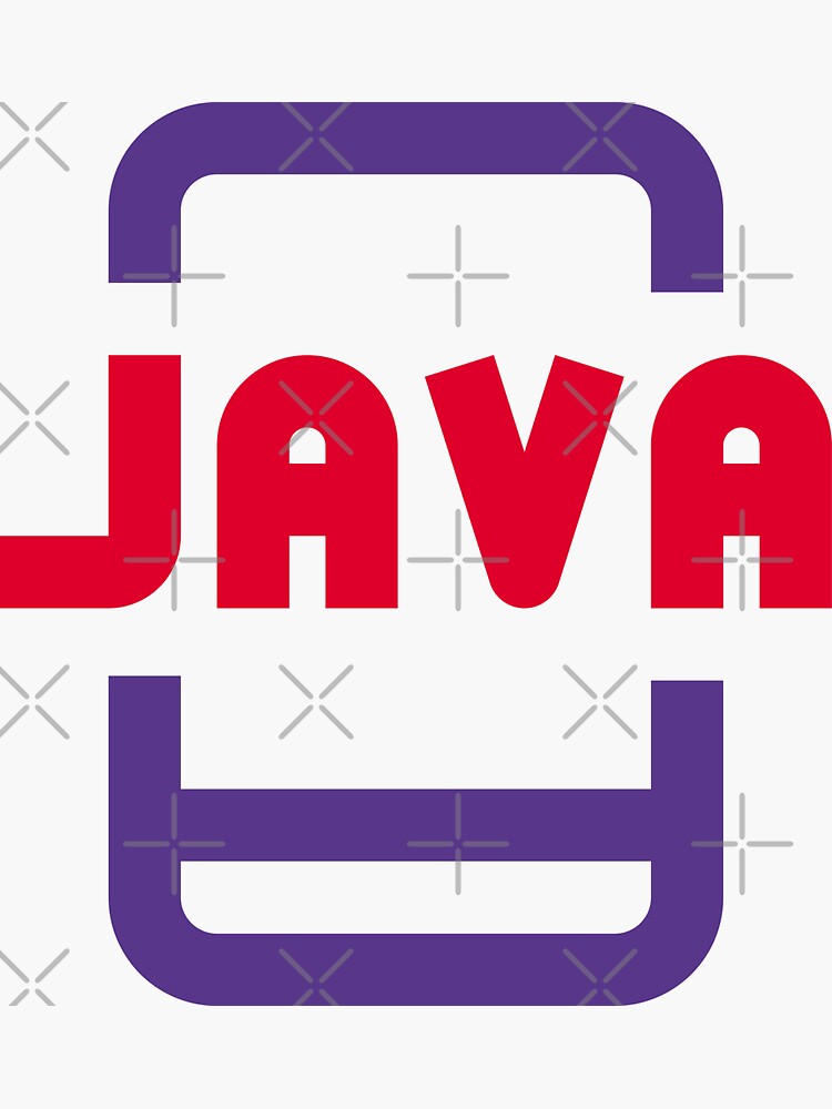 "Java Logo" Sticker for Sale by brokenkneestees | Redbubble