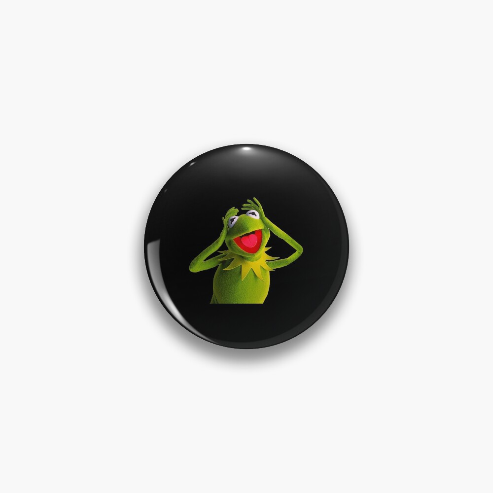 "Kermit the frog surprised meme" Sticker by Omeris | Redbubble