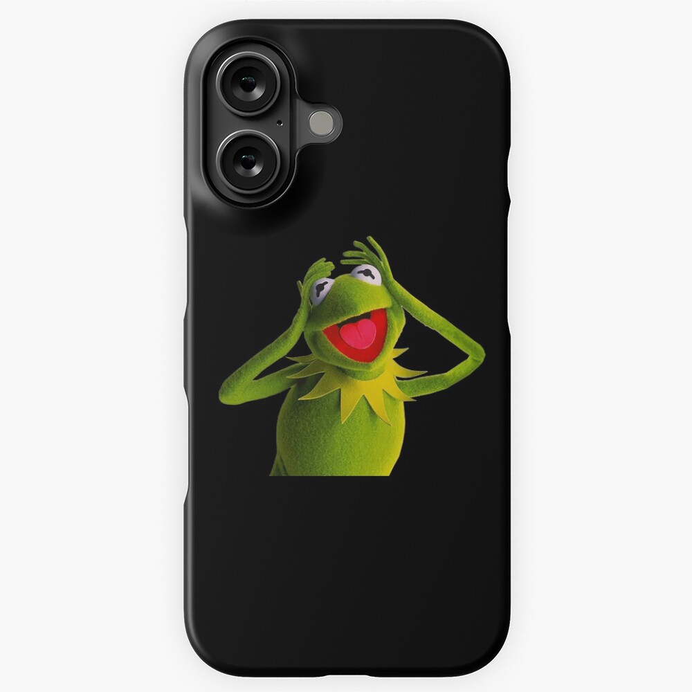 "Kermit the frog surprised meme" Sticker by Omeris | Redbubble