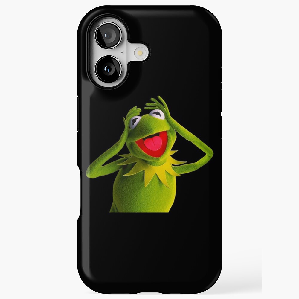 "Kermit the frog surprised meme" Sticker by Omeris | Redbubble
