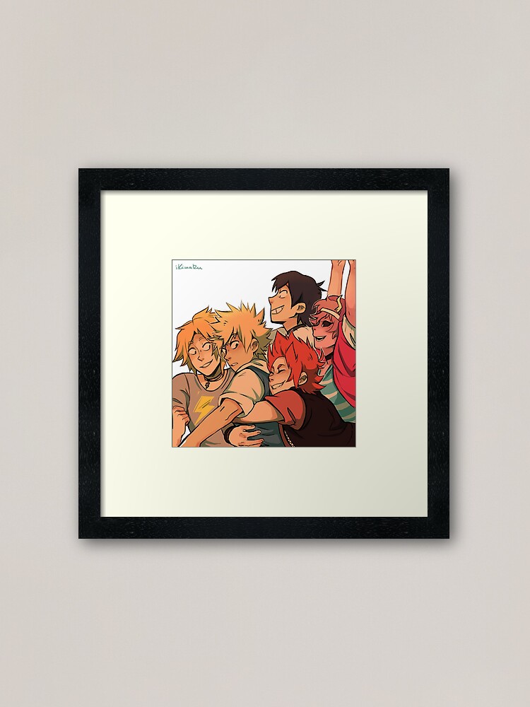 "Bakusquad" Framed Art Print for Sale by ikimaru | Redbubble