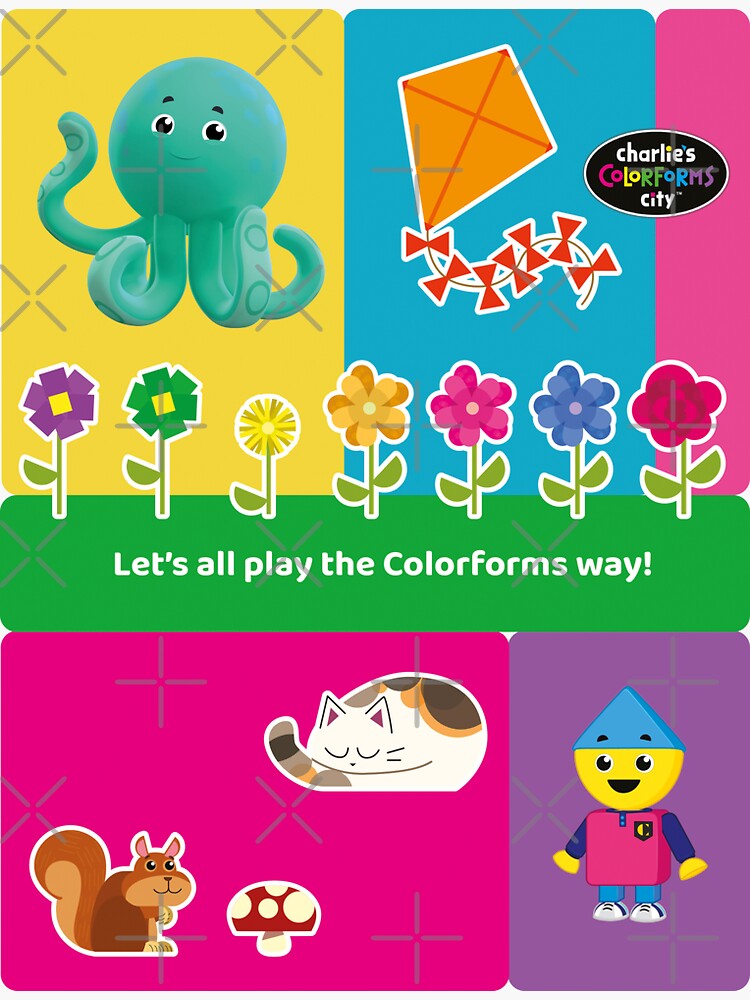 "Charlie`s Colorforms City, lets all play the colorforms way, home and ...