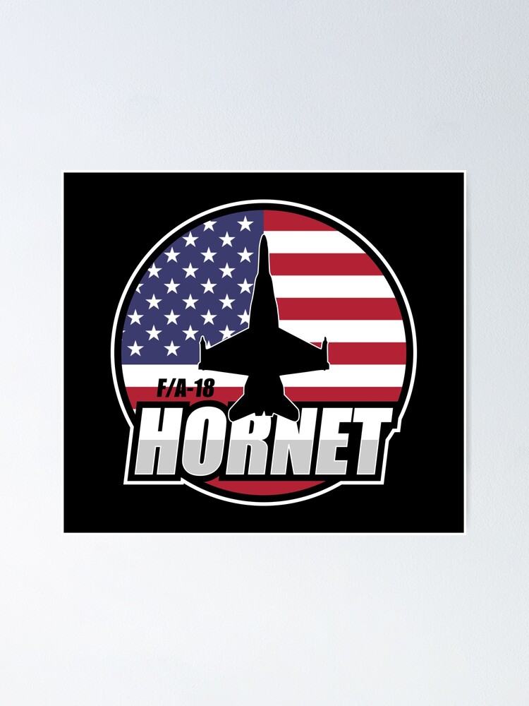 "F/A-18 Hornet Patch" Poster by TGStudios | Redbubble