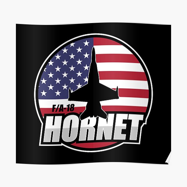 "F/A-18 Hornet Patch" Poster by TGStudios | Redbubble