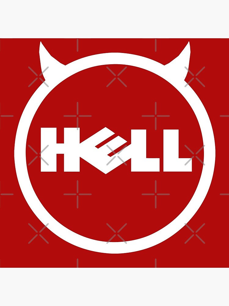 "Dell Hell (red)" Poster for Sale by verypunny2 | Redbubble