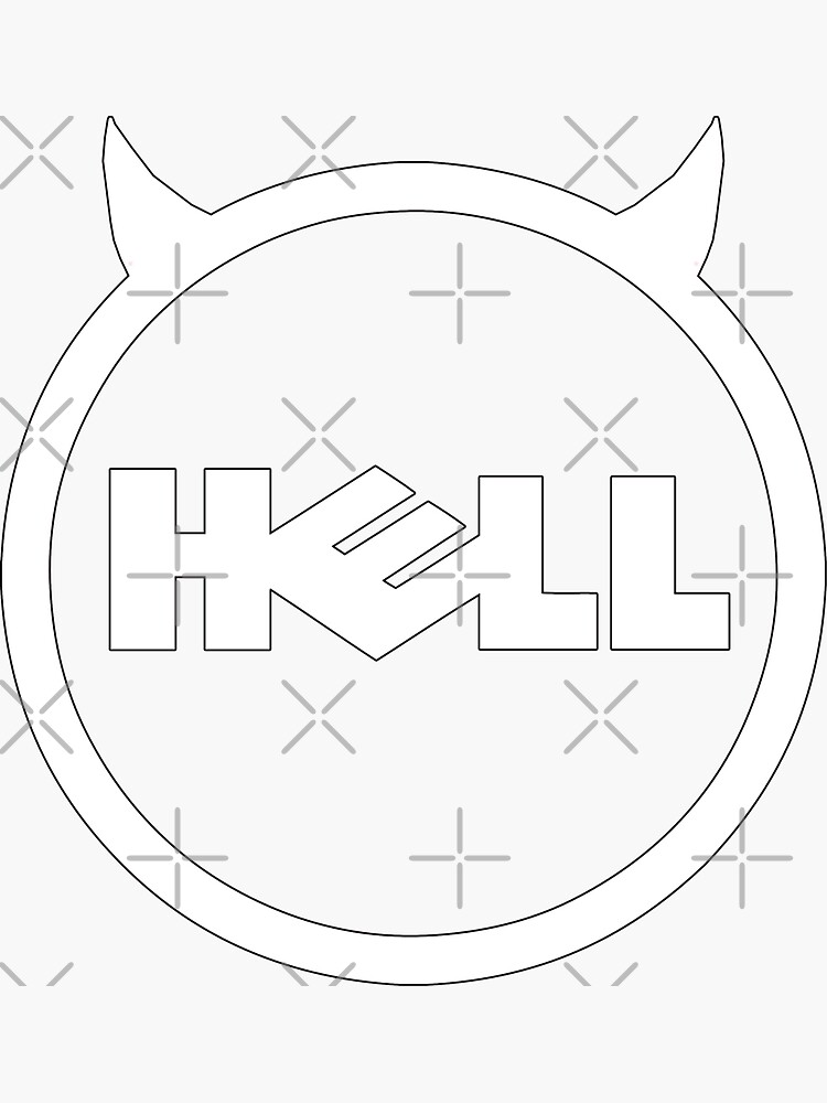 "Dell Hell (clear)" Sticker for Sale by verypunny2 | Redbubble