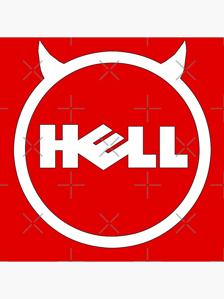 "Dell Hell (clear)" Framed Art Print for Sale by verypunny2 | Redbubble