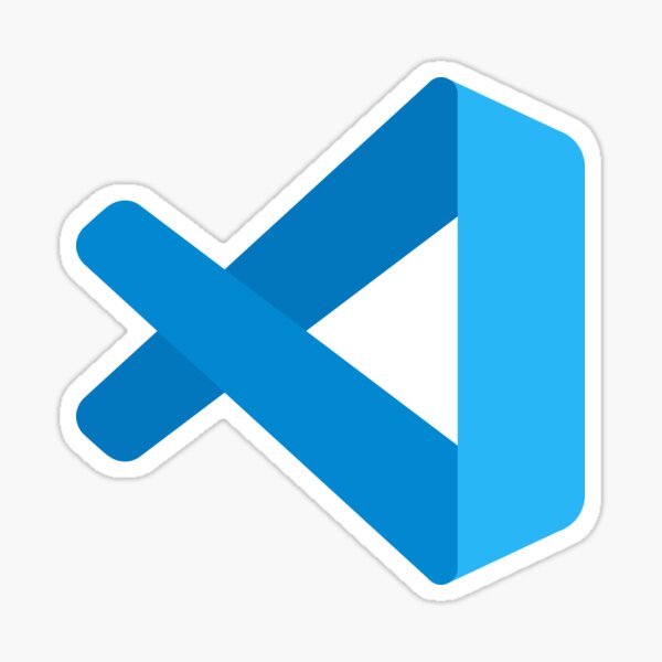 "VS Code" Sticker for Sale by brokenkneestees | Redbubble