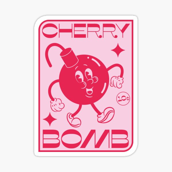 "Cherry Bomb" Sticker by Tomotheee | Redbubble