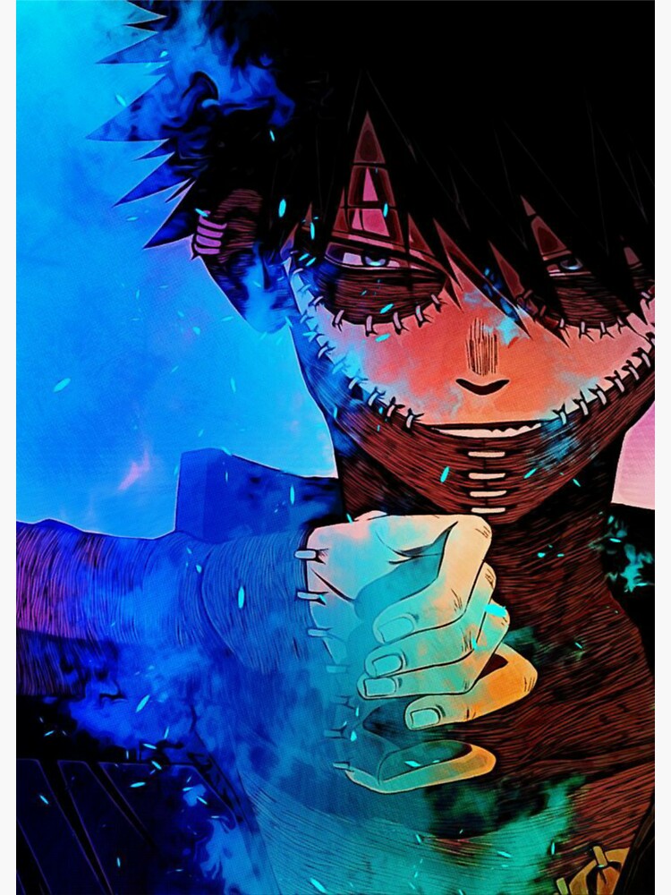 "Dabi,a" Sticker for Sale by Yusuflakhdar | Redbubble