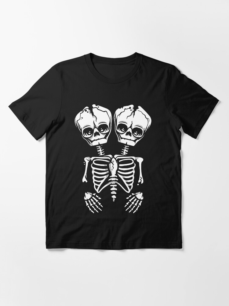 "Conjoined Skeletons" T-shirt for Sale by bruceperdew | Redbubble ...