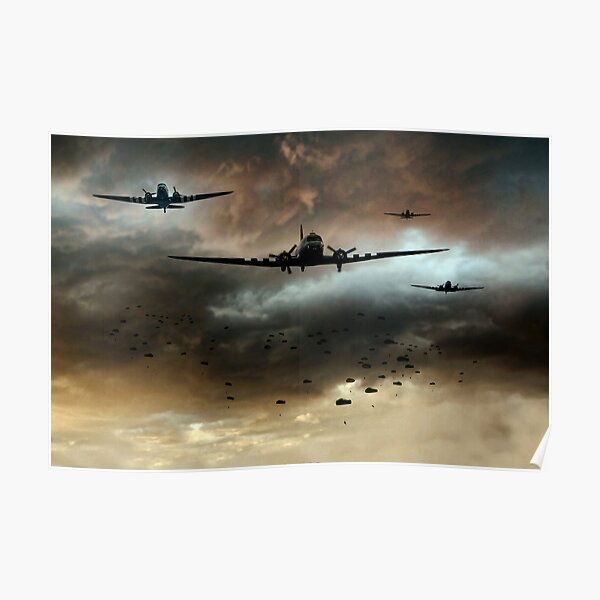 "Normandy Invasion" Poster for Sale by aviationart | Redbubble