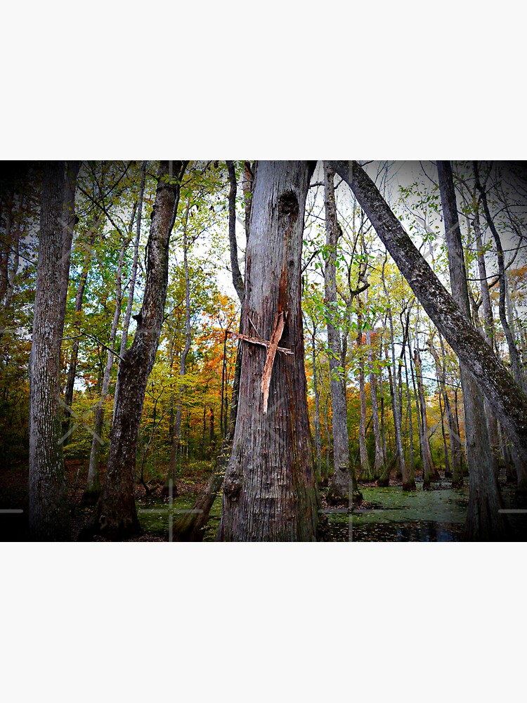 "Cypress Cross" Sticker for Sale by whiteworks5 | Redbubble