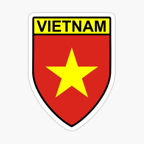 "Vietnam Flag Stickers, Gifts, Masks & Products (GF)" Sticker for Sale ...