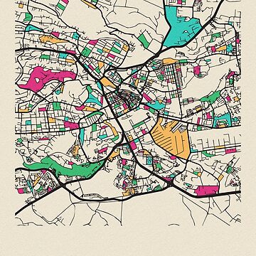 "Nairobi, Kenya Street Map" Poster for Sale by A Deniz Akerman | Redbubble