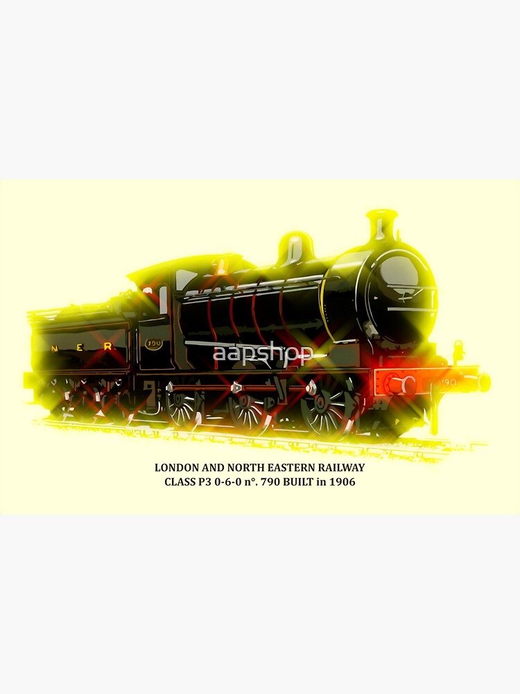 "Classic British train locomotive, modern style" Sticker for Sale by ...