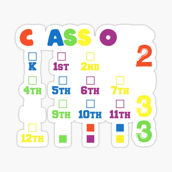 "Handprint Chart Grow With Me School Year " Sticker by MedConception ...