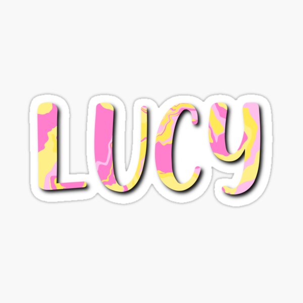 "Lucy" Sticker for Sale by dolphin1128 | Redbubble