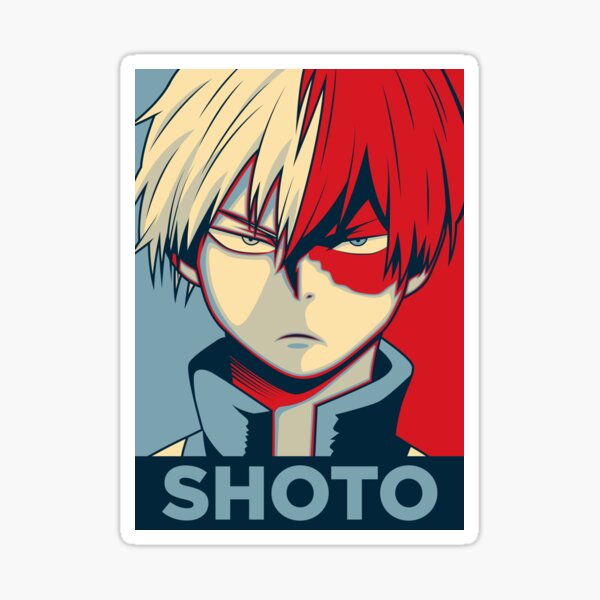 "shoto My Hero Academia " Sticker for Sale by Anime-Dude | Redbubble