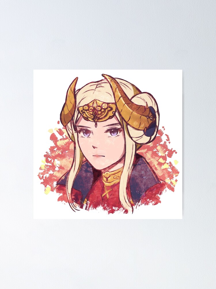 "FE3H Edelgard" Poster for Sale by youchube | Redbubble