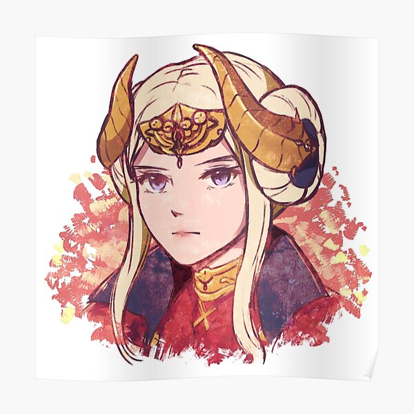 "FE3H Edelgard" Poster for Sale by youchube | Redbubble