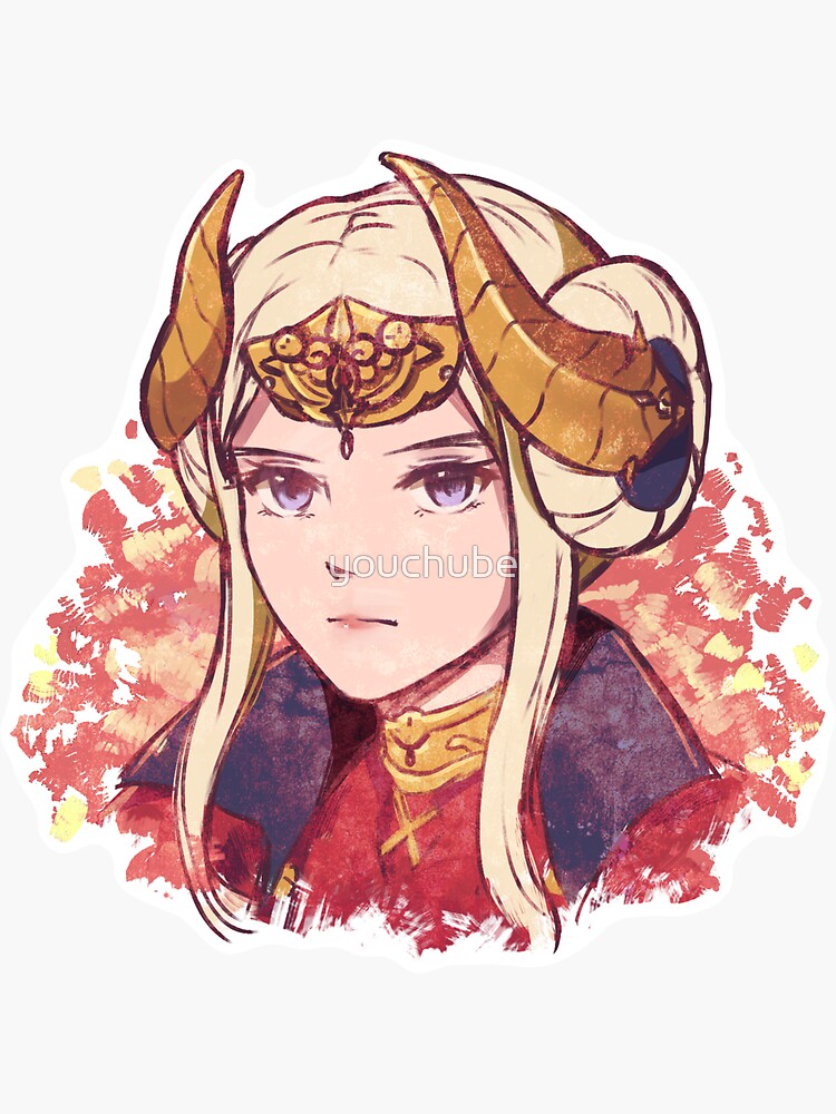 "FE3H Edelgard" Sticker for Sale by youchube | Redbubble