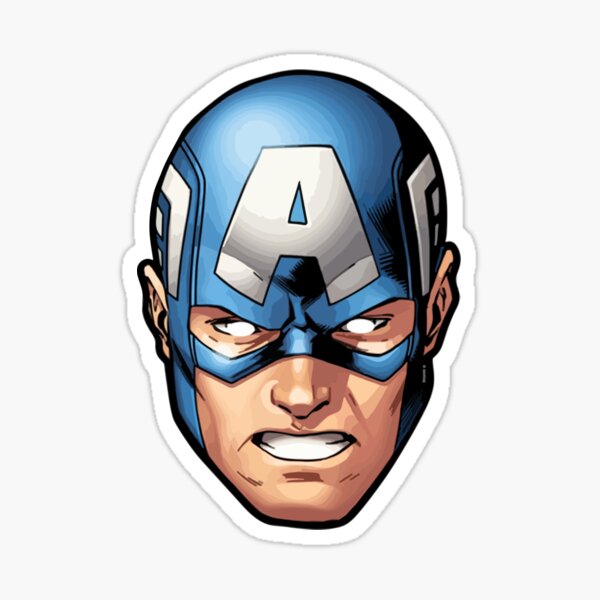 "American Captain" Sticker for Sale by Daniel-works | Redbubble